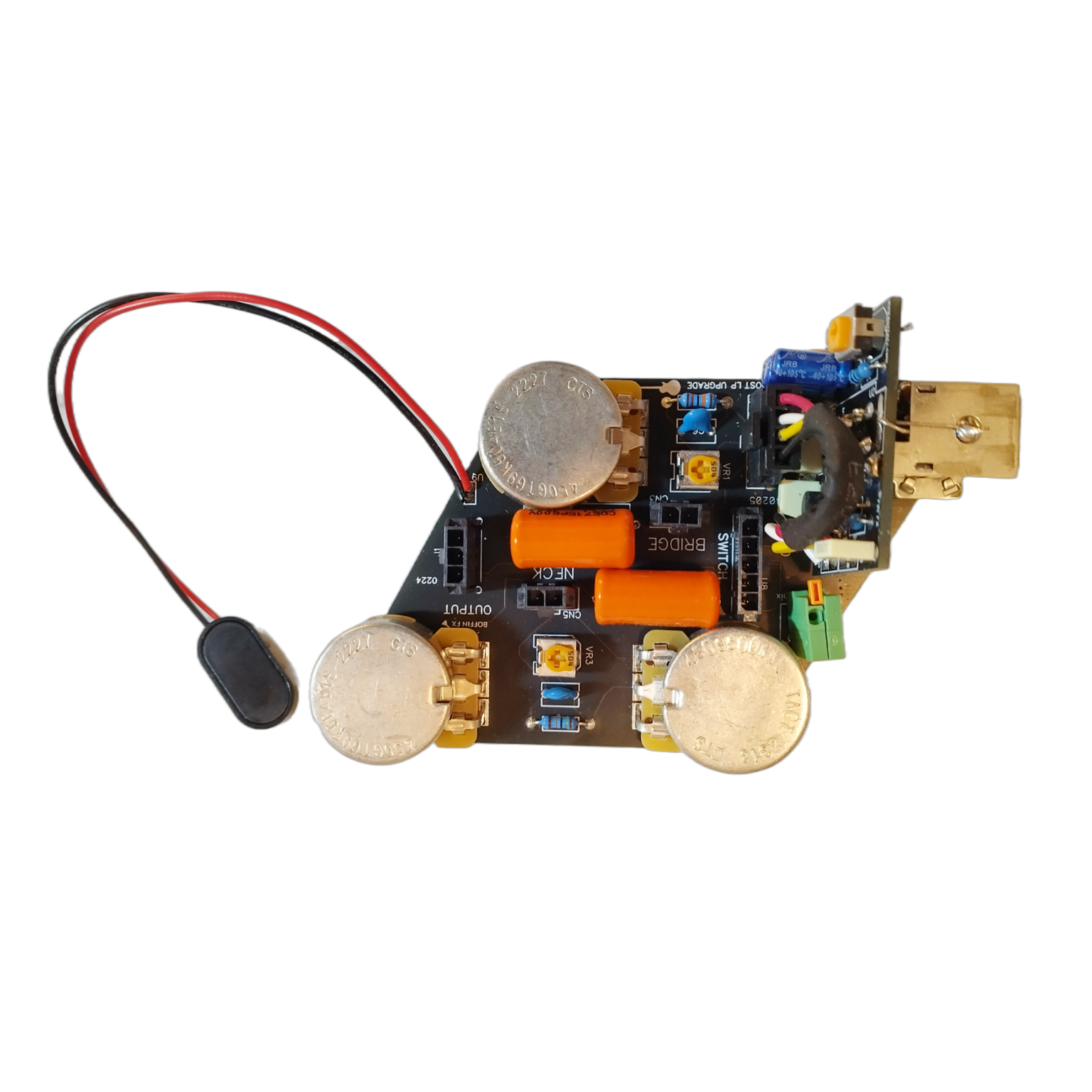 LP Push-Push Boost Upgrade Board - Boffin FX Guitar Upgrades and Effects